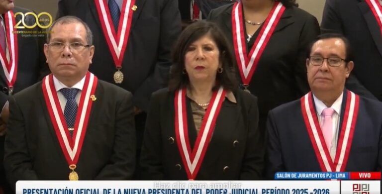 Janet Tello es elegida presidenta del Poder Judicial para el período ...